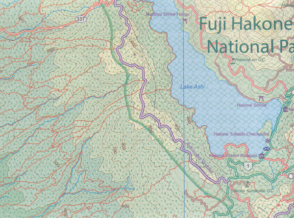 Mount Fuji Kanto Chubu Map ITMB - Maps, Books & Travel Guides
