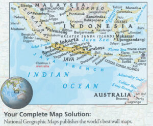 Java Map National Geographic - Maps, Books & Travel Guides