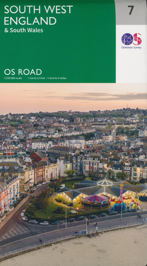 South West England Map OS Road - Maps, Books & Travel Guides