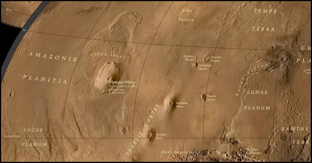 Mars Poster National Geographic Paper & Laminated - Maps, Books ...