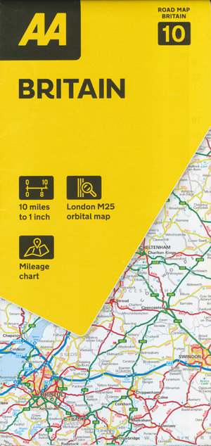 Britain Map 10 AA - Maps, Books & Travel Guides