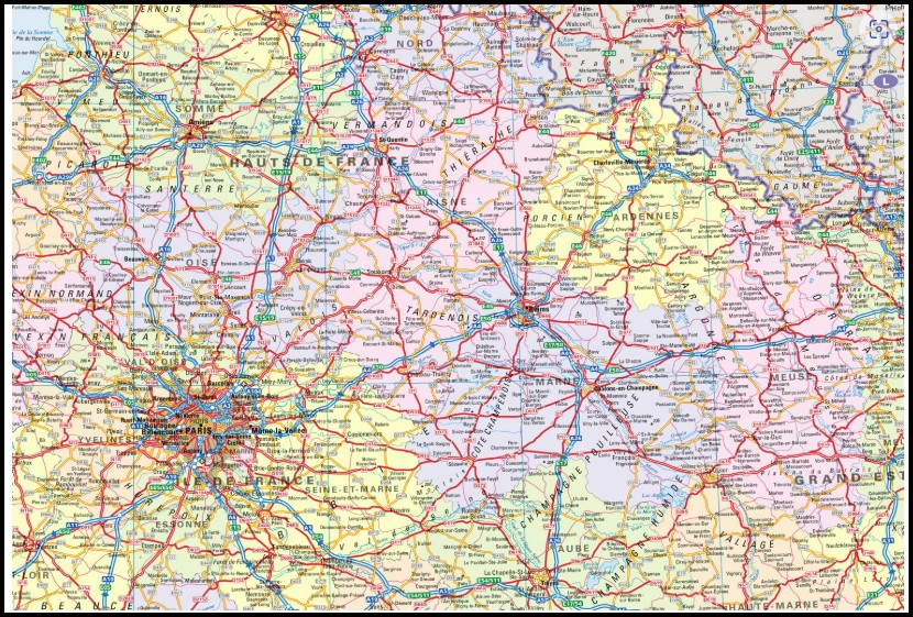 France Road Map 2025 Collins - Maps, Books & Travel Guides
