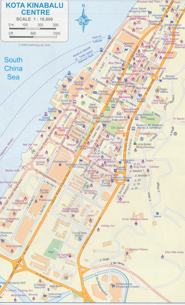 Malaysia Map ITMB - Maps, Books & Travel Guides