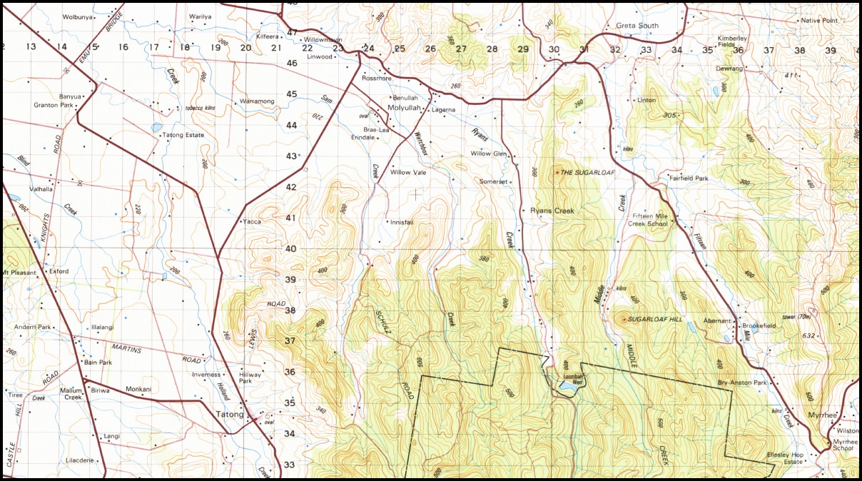 Whitfield 1-100,000 Topo Map 1985 Edition GA - Maps, Books & Travel Guides