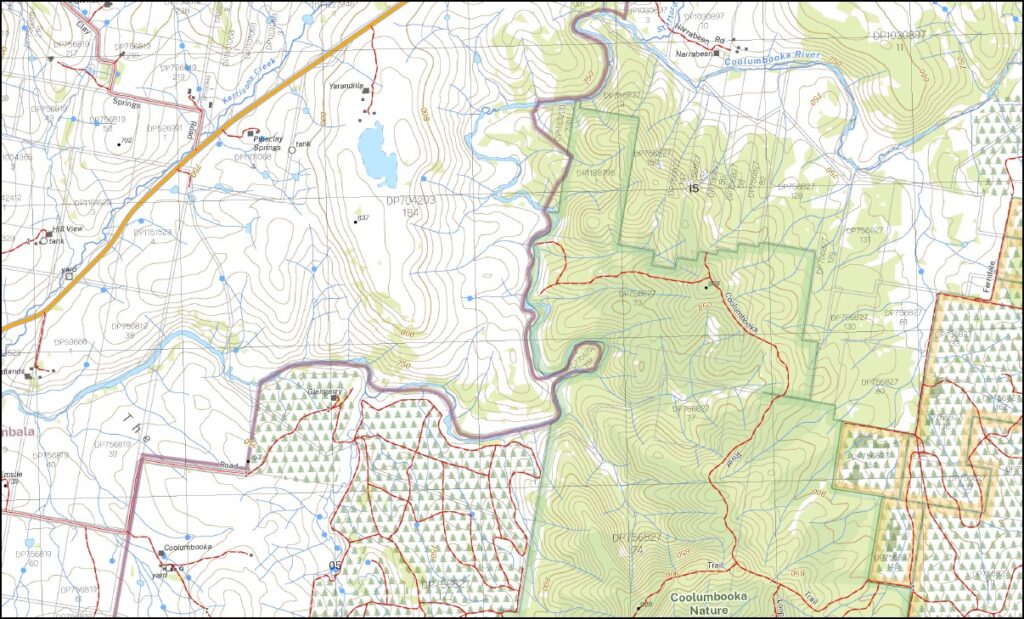 Coolumbooka 1-25,000 NSW Topo Map 8724-2-S - Maps, Books & Travel Guides